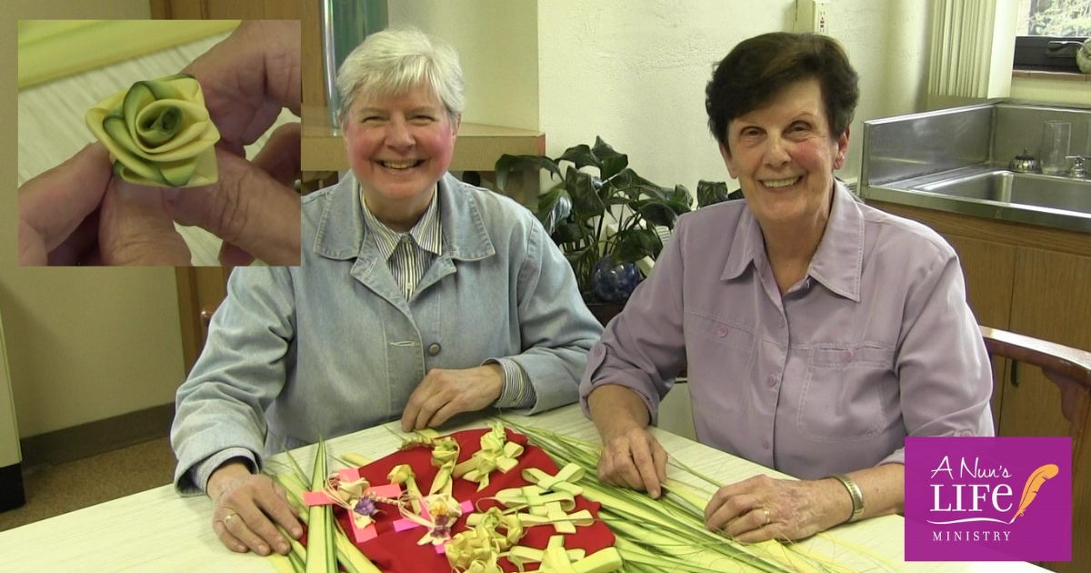 How to make ROSES out of palms | A Nun's Life Ministry